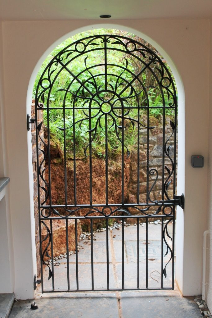 Bespoke gates handmade by the award winning West Country Blacksmiths